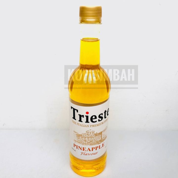Trieste syrup rasa Pineapple Minuman Sirup Kopi Premium Italia Premium ...