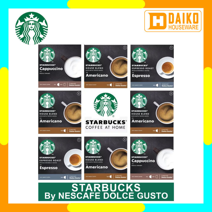 Starbucks Capsule By Nescafe Dolce Gusto 1 Box Semua Variant Original ...