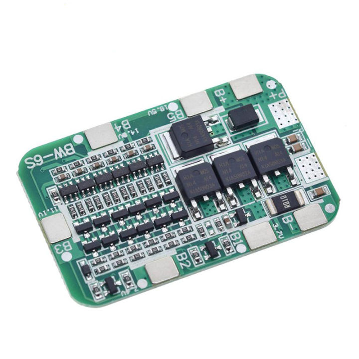 6S 15A 22V 24V PCB BMS Protection Board for 6 Pack 18650 Li-ion Lithium ...