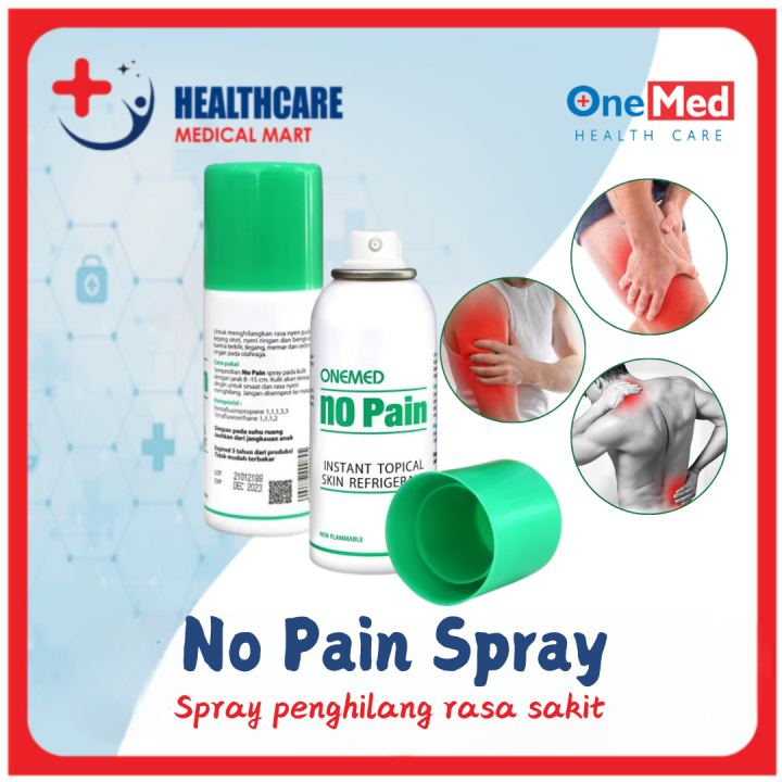 ONEMED - No Pain Spray 100 ml | Pereda Sakit Otot | Semprotan Kram ...