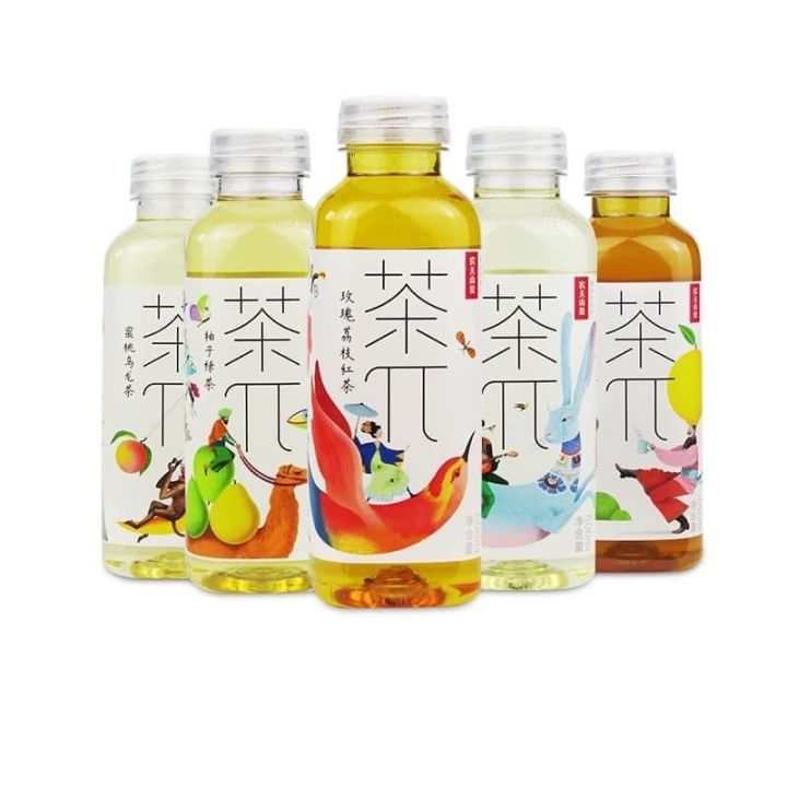茶π500ml西柚茉莉花茶蜜桃乌龙茶柠檬红茶茉莉花柠檬茶柚子绿茶整箱15瓶批发 Nongfu Springs drinks 15bottles ...
