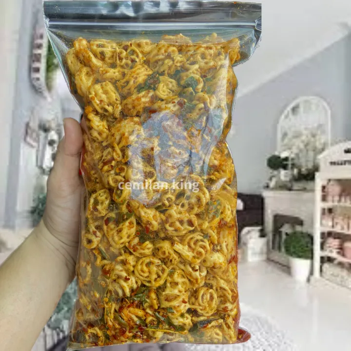 Sebring Rafael 1Kg (Kerupuk Mawar bante) Seblak Kering Viral Kerupuk ...
