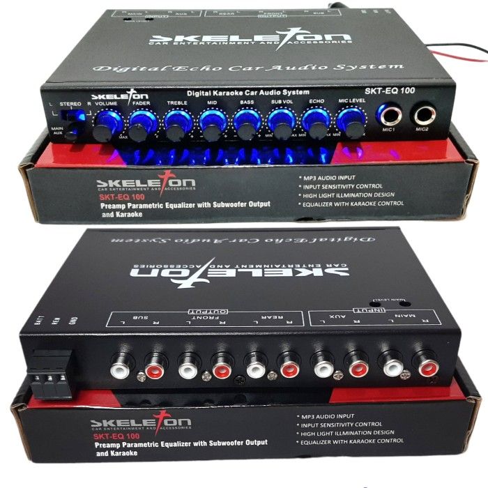 PARAMETRIC PREAMP EQUALIZER KARAOKE SKELETON EQ100 - | Lazada Indonesia