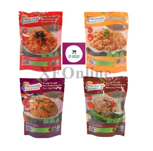 BENTOREE 1 min Ready to Eat Fried Rice 210g (Nasi Goreng Segera) Tom ...