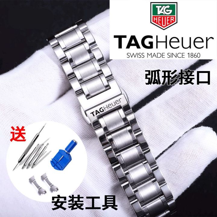 Tag Heuer Steel Strap Stainless Steel Watch Chain Steel Strap Tag ...