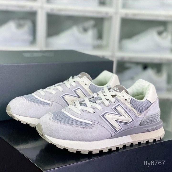 New Balance 2024 Balance NB 574 สีเทาย้อนยุคโปร่งสบายกีฬา unisex ...