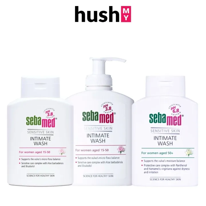 SEBAMED Sensitive Skin Intimate Wash - pH3.8 (Age 15-50)pH6.8 (Age 50 ...
