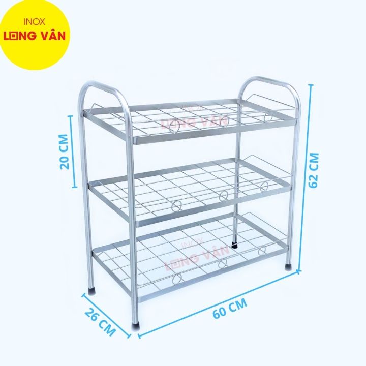 Kệ giày dép INOX đặc 3/4/5 tầng sáng bóng, kệ đựng giày, dép tiện lợi ...