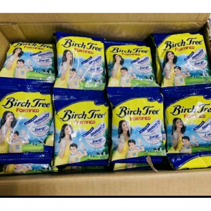 Birch tree Fortified milk 33grams ( per tie ) 8pcs for (P87) expiration ...