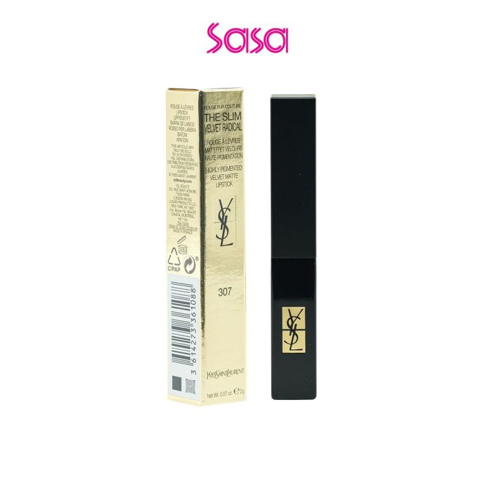 Yves Saint Laurent Rouge Pur Couture The Slim Velvet Radical 2g (YSL) | Lazada