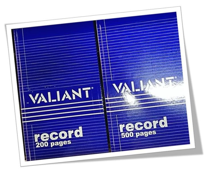 VALIANT LOG BOOK 500 PAGES 7" X 11.25" | Lazada PH