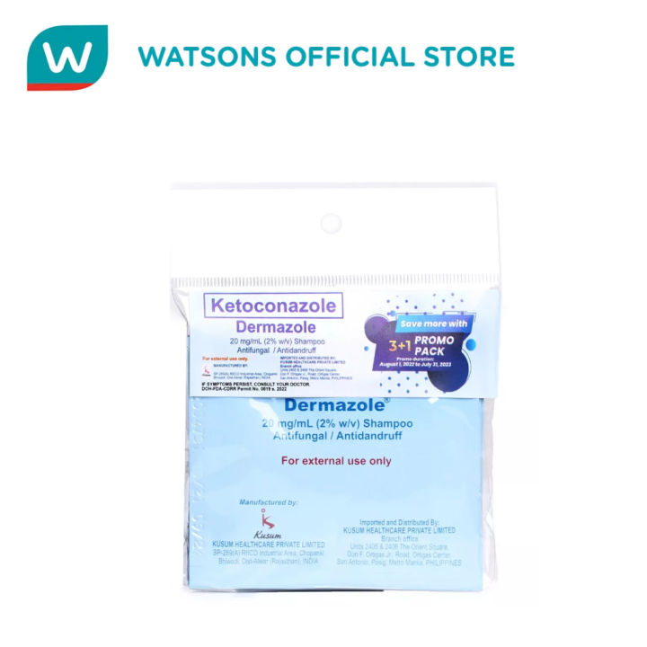 DERMAZOLE Ketoconazole 3 1 Sachets Promo Pack | Lazada PH