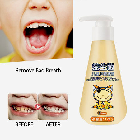 Baby Toothpaste 1-12 years anti-cavity tooth removal bad breath ...