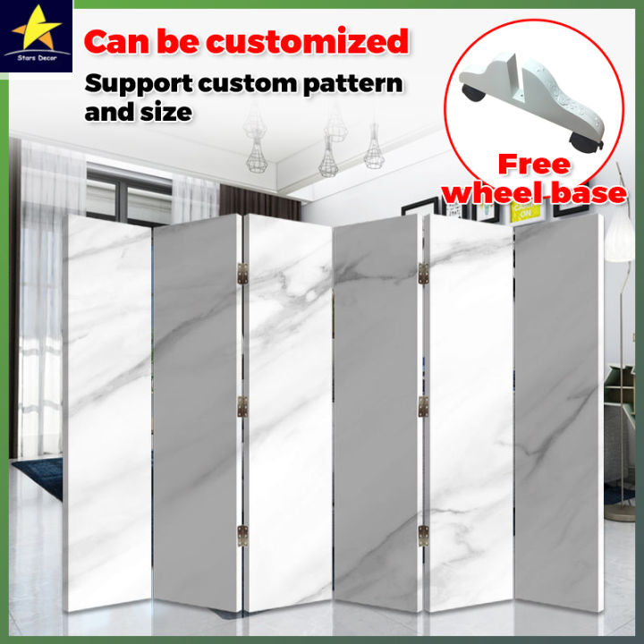 Stars Decor (2/3/4/5/6 Fold) Screen Partition Divider Office Partition ...