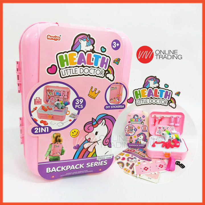 Little Doctor Pretend Play Medical Tools Nurse Doctor Playset Backpack ...