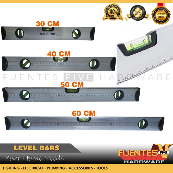 Level Bar / Spirit level tool (30cm, 40cm, 50cm, 60cm) | Lazada PH