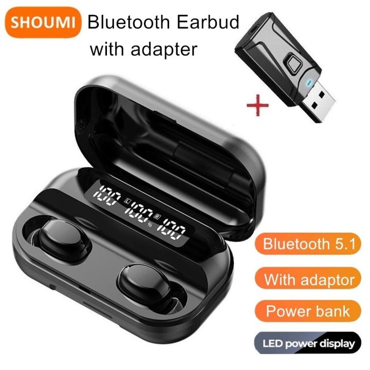 SHOUMI Wireless Earbuds Tws Bluetooth Headset CVC Noise Cancelling Ear ...