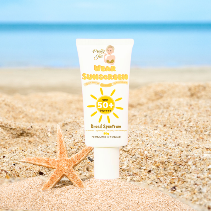 Pretty Jin Wear Sunscreen Facial Skincare SPF 50+ PA ++++ | Lazada PH