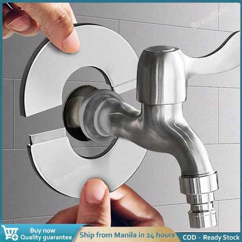 Wall Split Flange Stainless Steel Round Escutcheon Plate Wall-mounted ...
