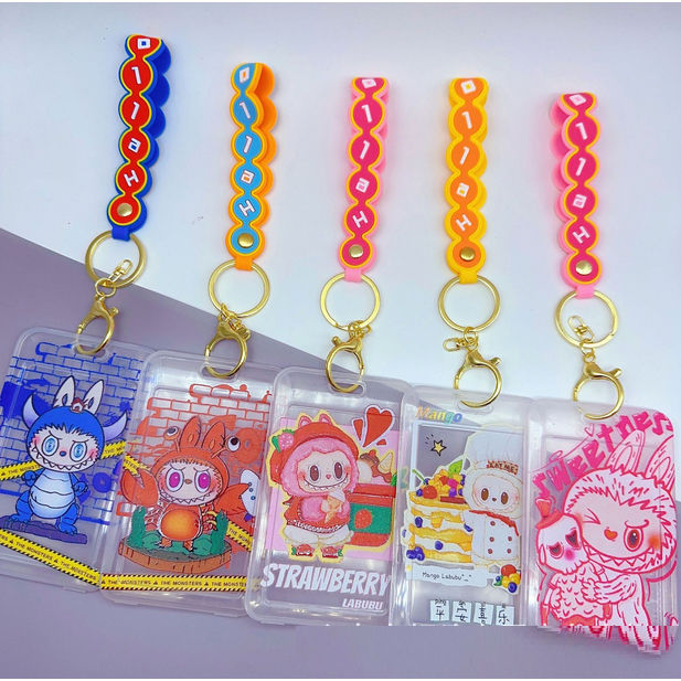 Gantungan Kunci LAbubu Name TAg Labubu Id CArd Labubu Pendant LABUBU ...