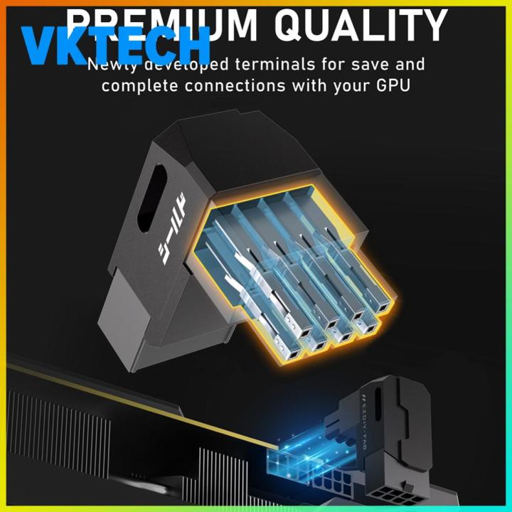 [Vktech] 8-Pin PCIe GPU Power Steering Connector Graphics Card Power ...