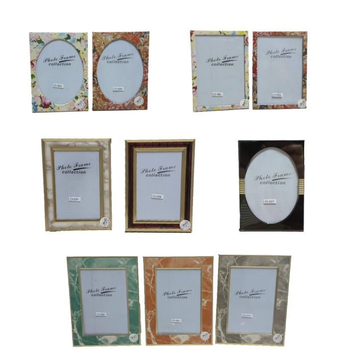 Minimalist Metal Photo Frame (7 Designs) - 3R - 3.5 x 5 inches (Oval ...