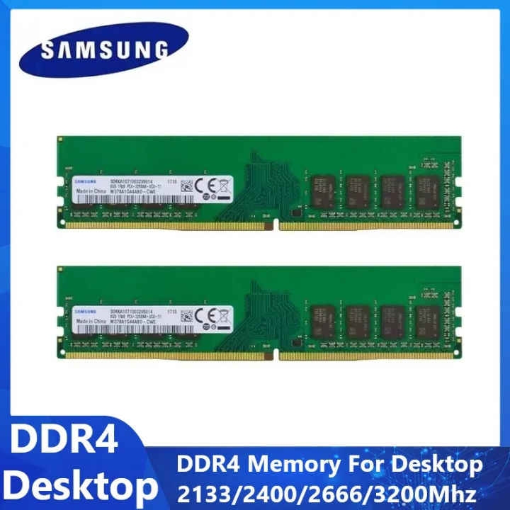 SAMSUNG Desktop Memory DDR4 UDIMM RAM 4GB 8GB 16GB 3200MHz 2666Mhz ...