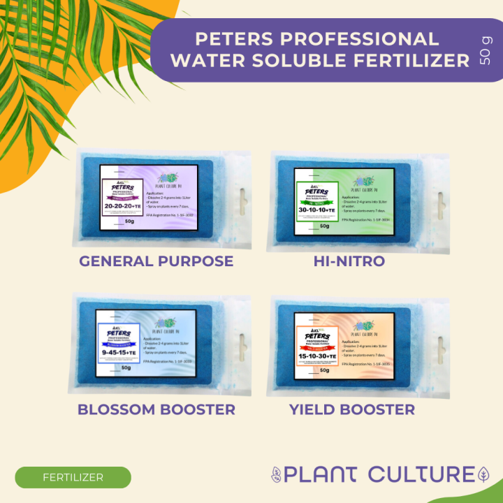 Peters Professional Water Soluble Fertilizer 50g | Lazada PH