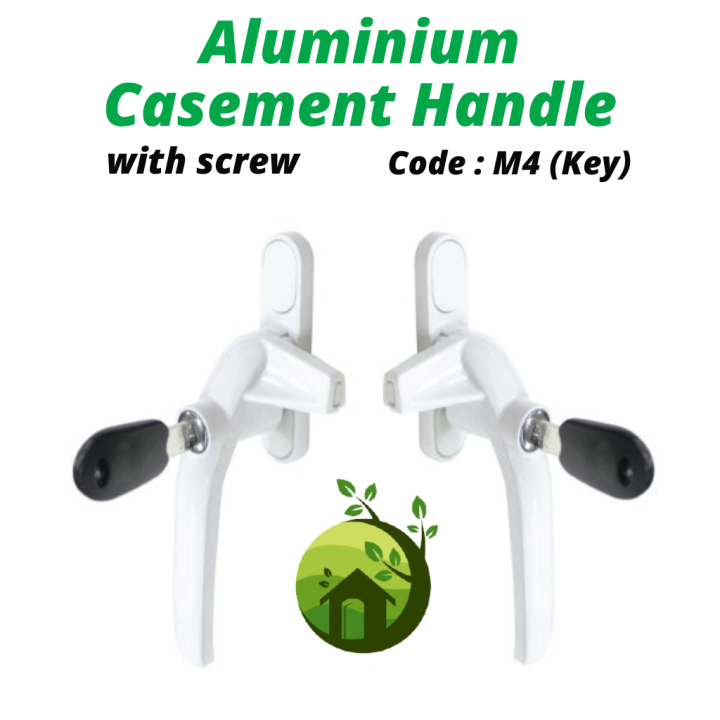 CW-M4 KEY Casement Window Handle with Key CW M4 Handle Pemegang Cermin ...