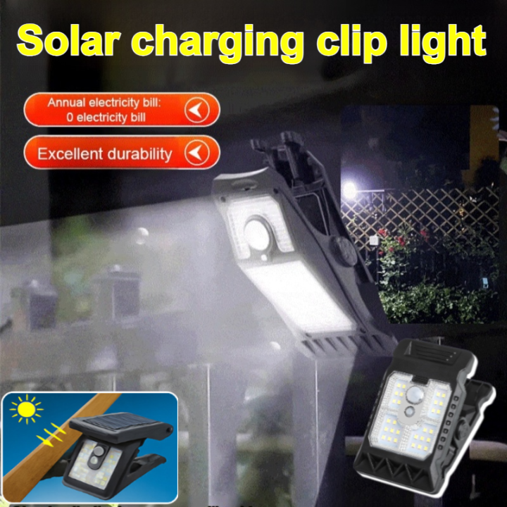 Smart Sensor Upgraded Garden Lighting Outdoor Solar Wall Clip Lights ...
