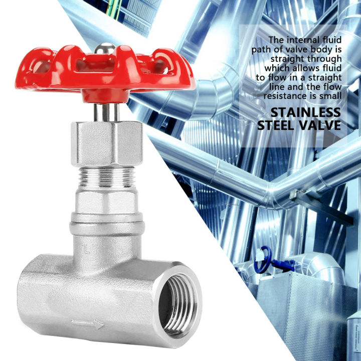 hop วาล์วประตูสแตนเลส BSPP / 2 ประตูน้ำสำหรับน้ำน้ำมันแก๊ส HQ | Lazada ...