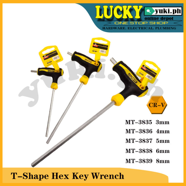 MMT T-TYPE HANDLE HEX KEY ALLEN WRENCH HEXAGONAL | Lazada