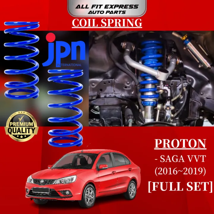 PROTON SAGA VVT (2016~2019) JPN COIL SPRING FULL SET (FRONT / REAR ...