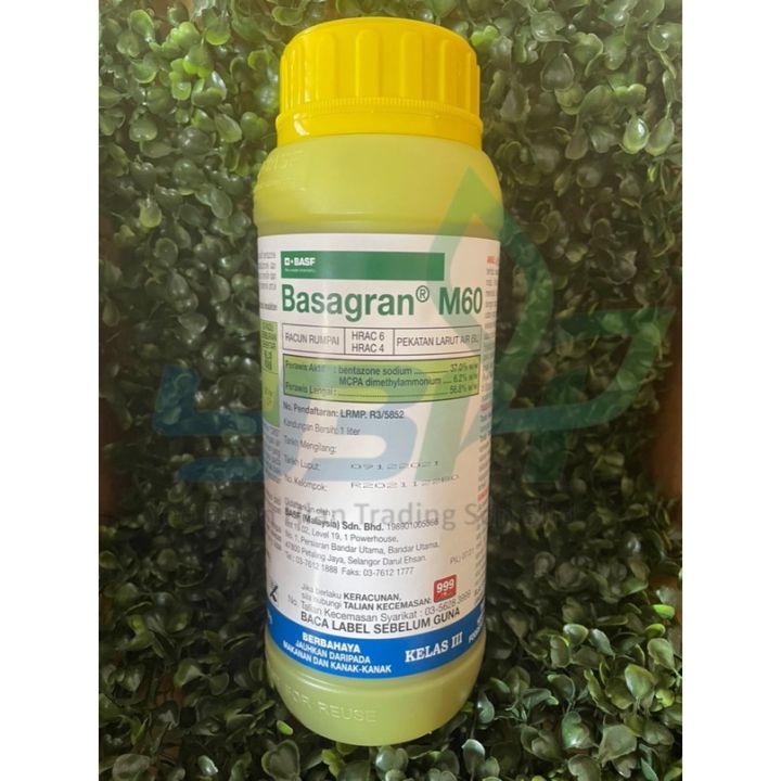 BASAGRAN M60 Untuk rumpai 1L Bentazone sodium 37.0% +MCPA ...