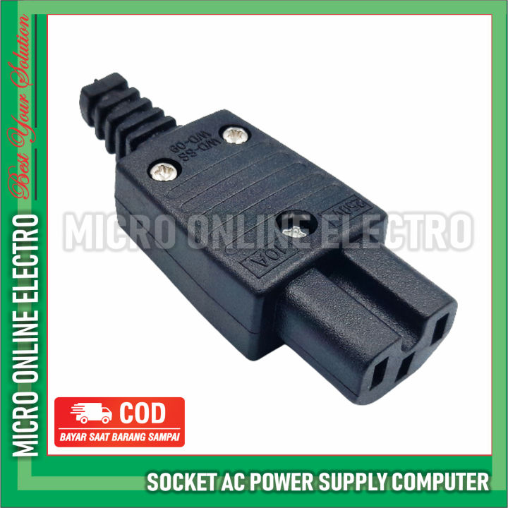Socket AC Power Supply Computer Colokan Komputer Soket AC Komputer ...