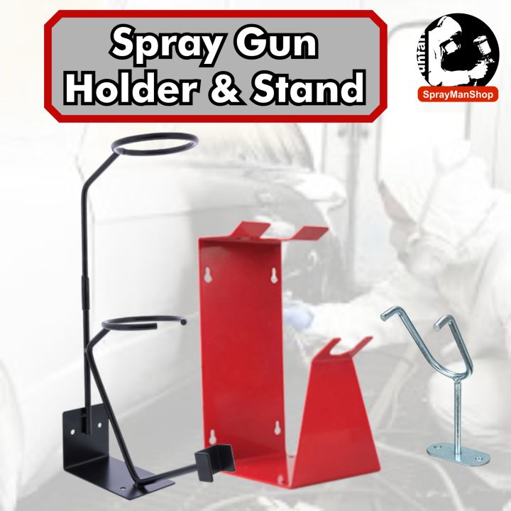Spray Gun Stand & Holder For Gravity Feed Type Wall & Table Mount | Lazada