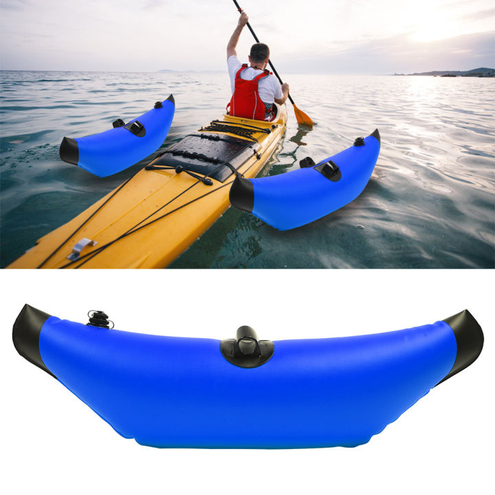 1 ชิ้น PVC Inflatable Kayak Outriggers Canoe Buoy Float ยืนน้ำ คงตัว ...
