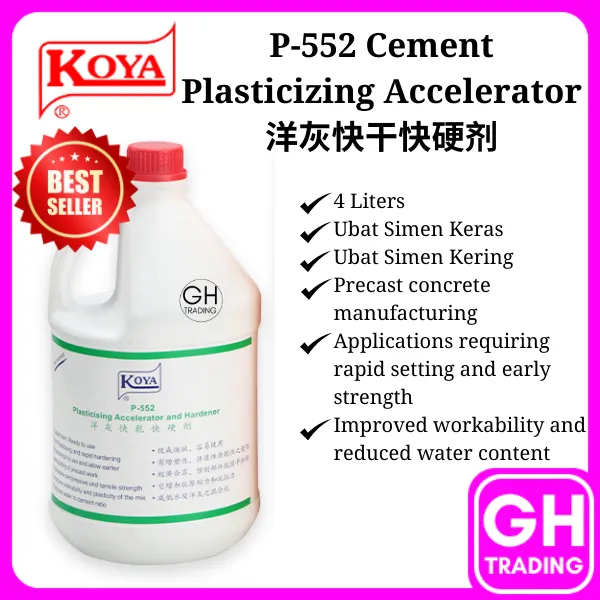 KOYA P-552 Ubat Simen Cepat Keras Pengeras Simen Keras Concrete ...