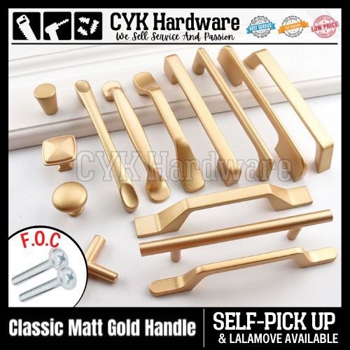 ReadyStock~ GOLDEN HANDLE SERIES~ European Style Modern Drawer Cabinet ...