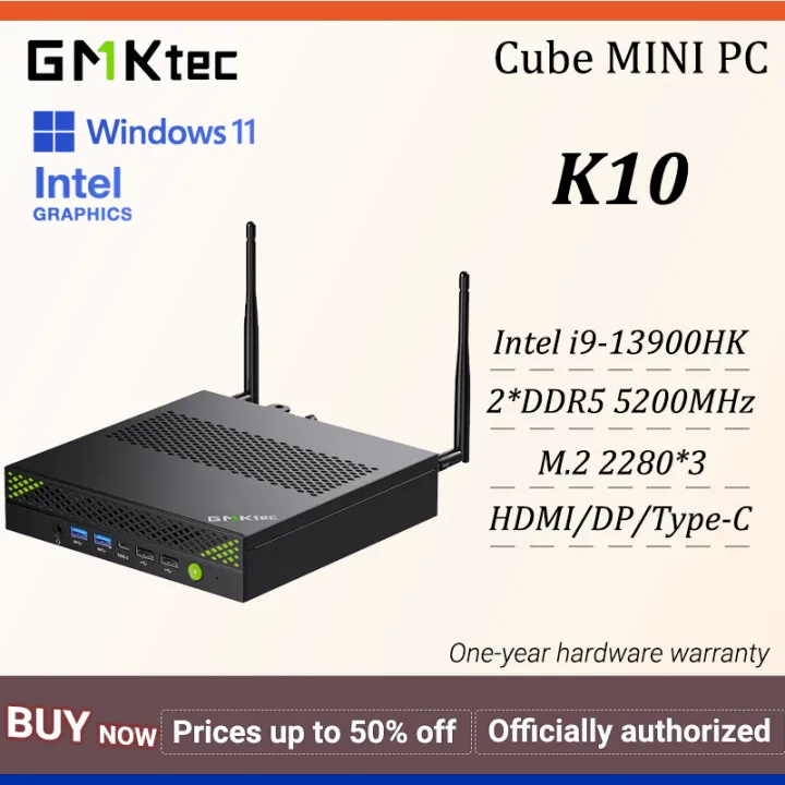 GMKtec K10 MINI PC Intel i9 13900HK IRIS XE Graphics 96EU 2*DDR5 ...