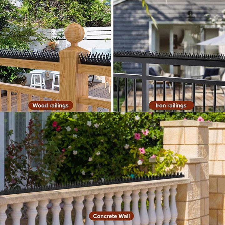 Fence Spikes Metal Animal Deterrent Anti Theft Wall Spikes Wall ...