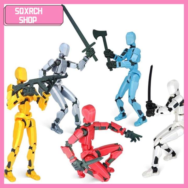 🔥🔥【COD+IN STOCK】 ABS 3D Printed Mannequin Toy Multi-Jointed Movable ...