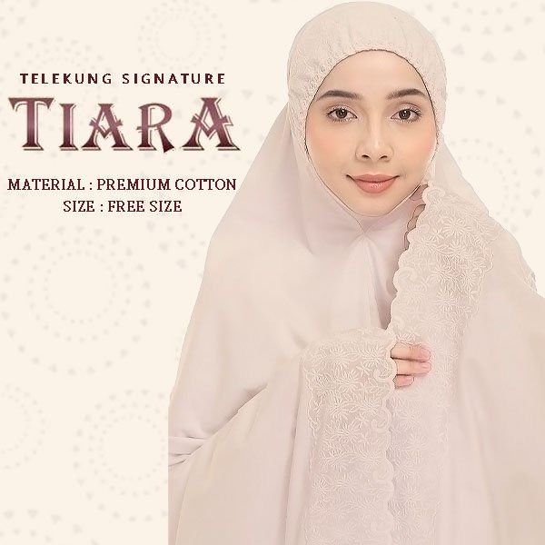 Telekung Cotton Murah Sejuk Sulam & Lace Mix Design | Lazada
