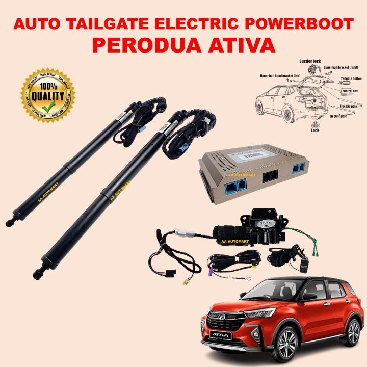 WARRANTY Perodua Ativa Plug & Play Electric Auto Tailgate Power Boot ...