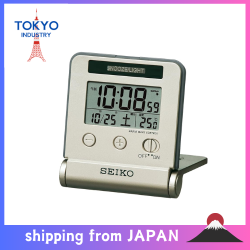 Seiko Clock Alarm Clock Traveler Radio Digital Automatic Lighting ...