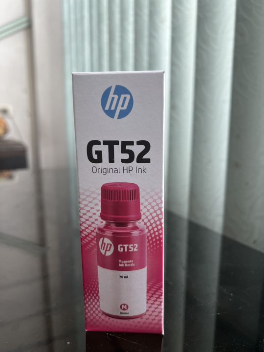 HP GT52 M น้ำหมึกเติมแบบขวด สีม่วงแดง ของแท้ (M0H55AA)HP Smart Tank 500 ...