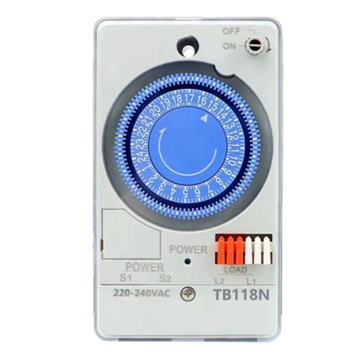 (OHIE) Mechanical Timer Switch Waterproof 100-240VAC 50-60Hz TB118N ...