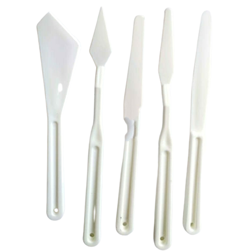 V-Tec Alat Clay Type VT TS5-5 Paint Knife Plastik Alat Pembentuk Tanah ...