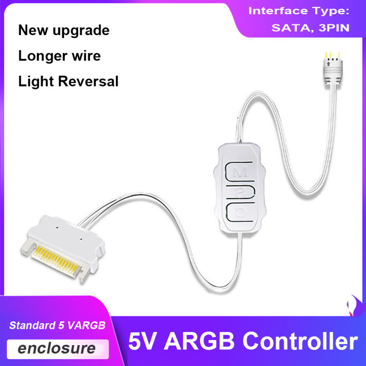 【Worth-Buy】 Sata To 5v 3 Pin Argb Controller Cable Sata Power Supply ... 【Worth-Buy】 Sata To 5v 3 Pin Argb Controller Cable Sata Power Supply ...