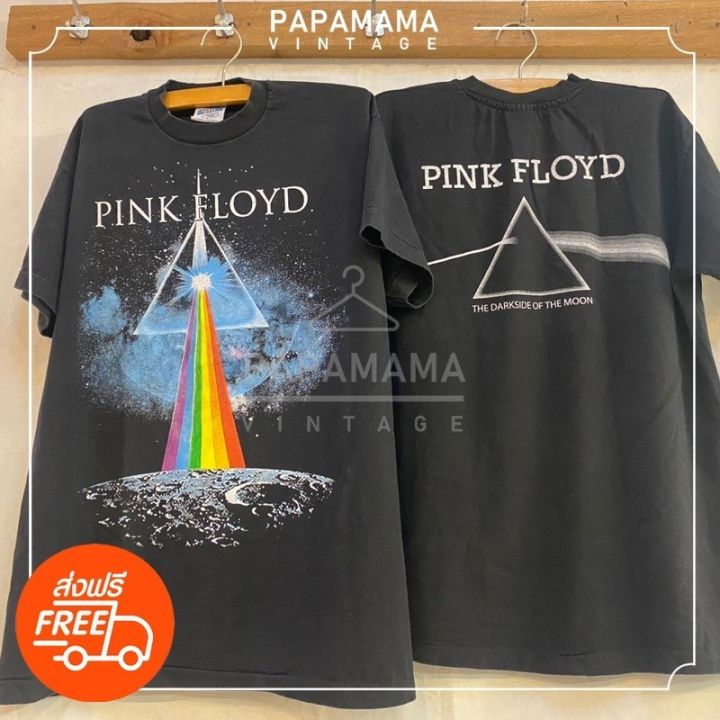 [ Pink Floyd ] tag Original Bootleg แท้ BIO washed เสื้อวินเทจ เสื้อ ...